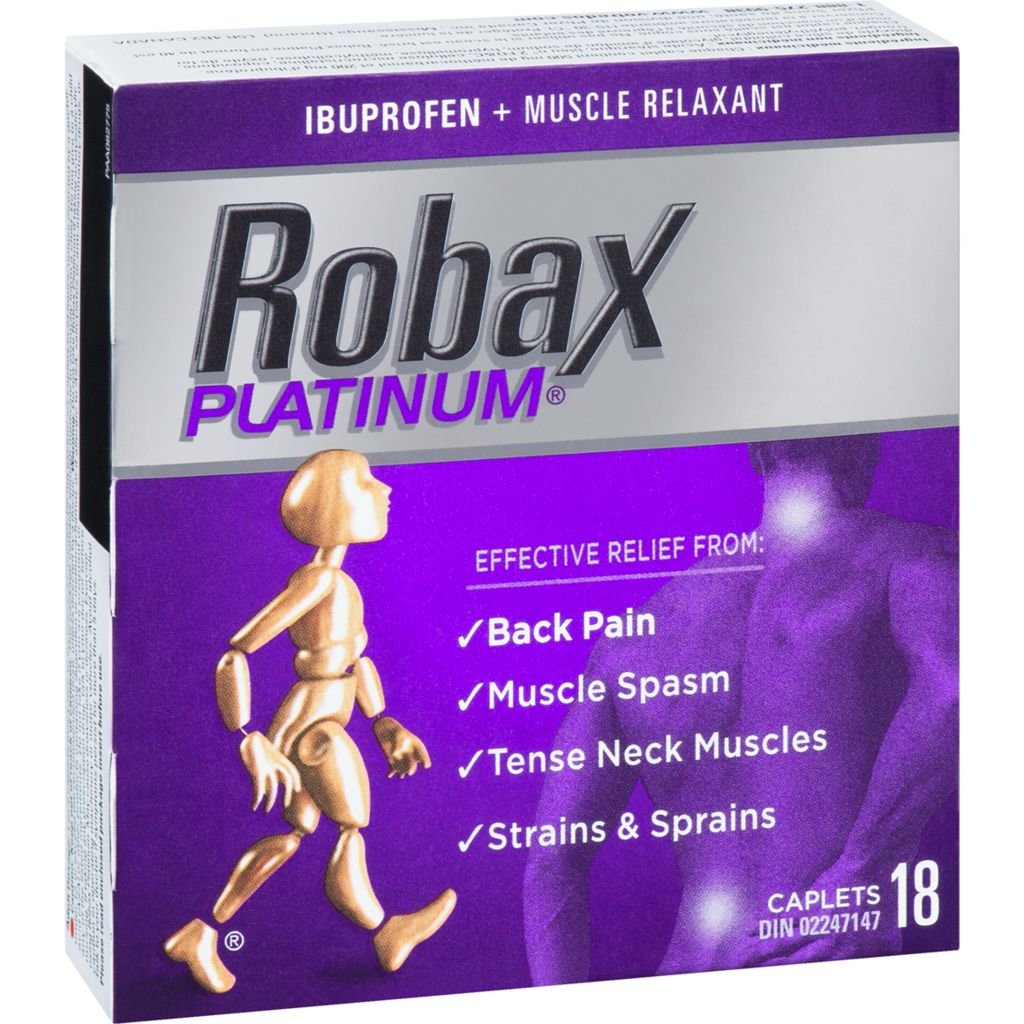 Robax Platinum Back & Muscle Pain Relief - 18 Caplets | Simpsons Pharmacy